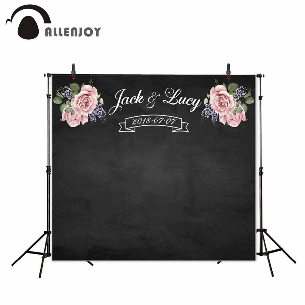 Allenjoy backgrounds for photography studio beautiful pink rose black ...