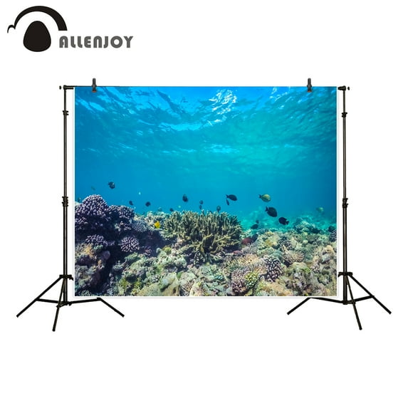 Allenjoy backgrounds for photography studio underwater world landscape ...
