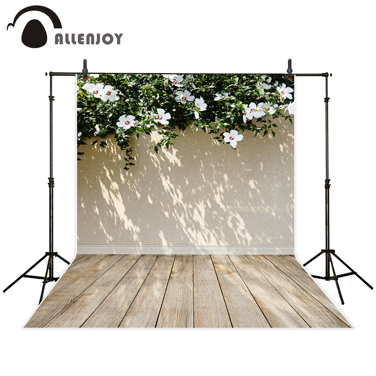 Allenjoy backgrounds for photography studio white flowers plants ...