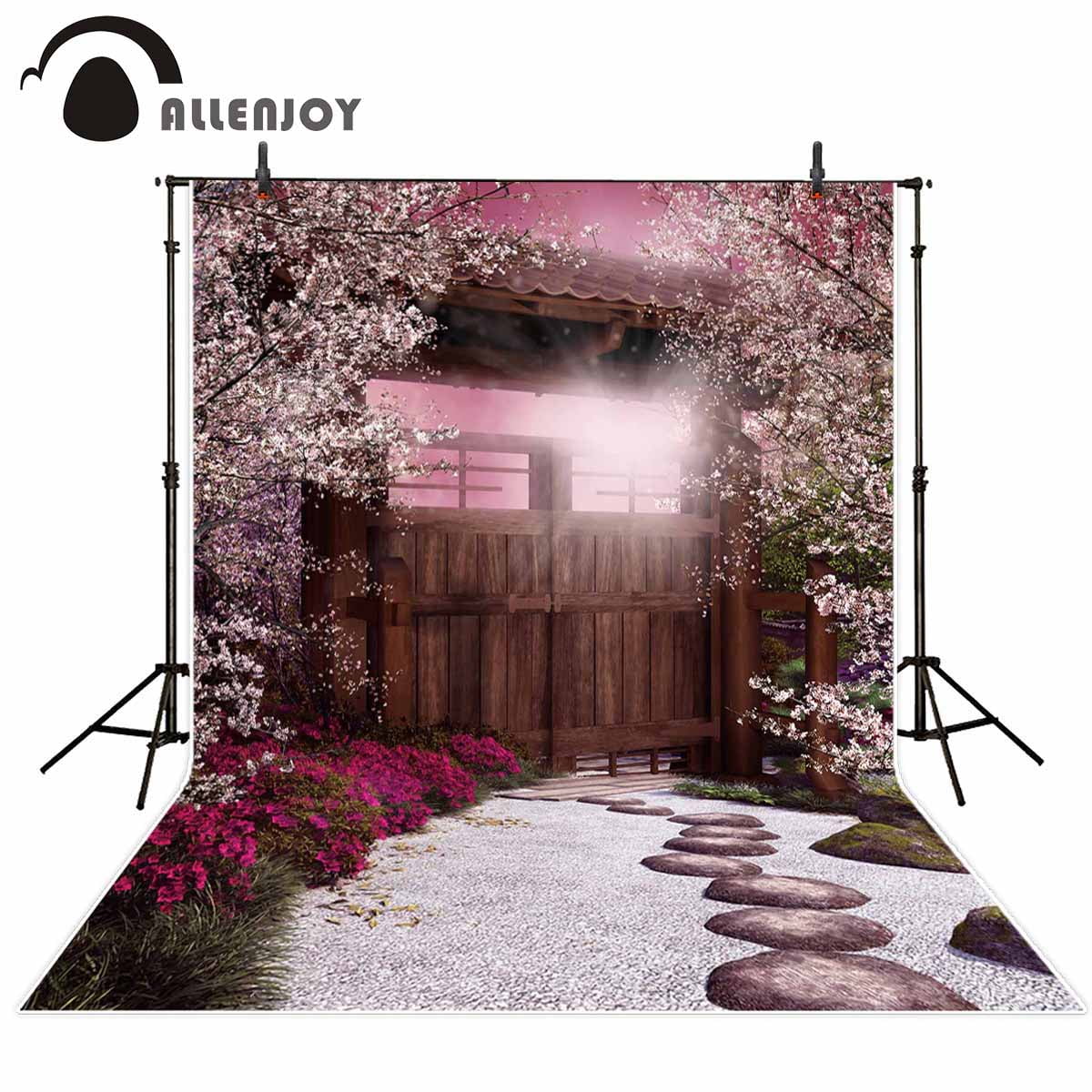 Allenjoy dreamy vintage patio backdrop for photography Wooden door ...