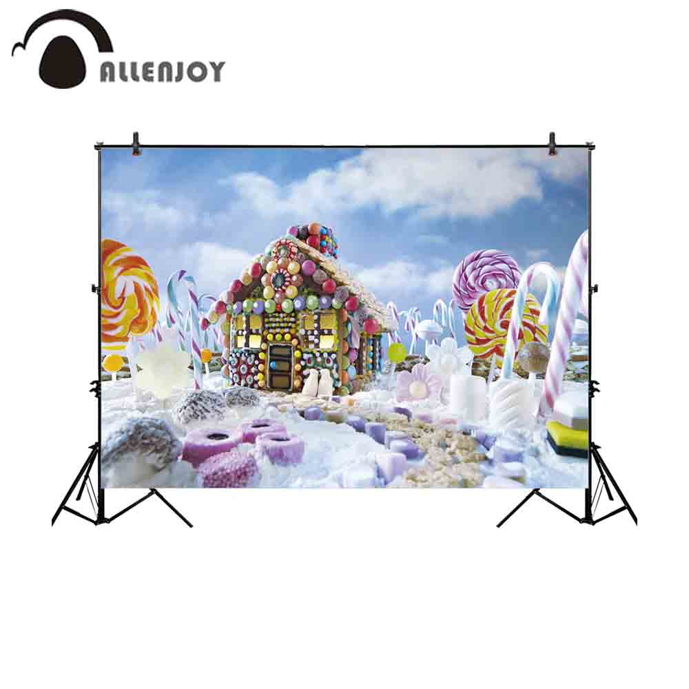 Allenjoy kids background for photography gingerbread house christmas ...