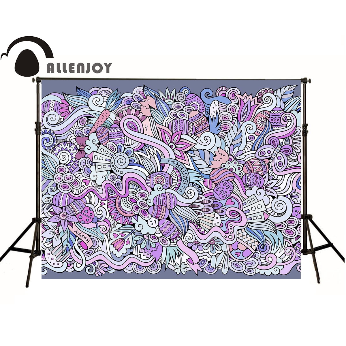 Allenjoy photo backdrops Easter Egg Flower Art photography studio ...