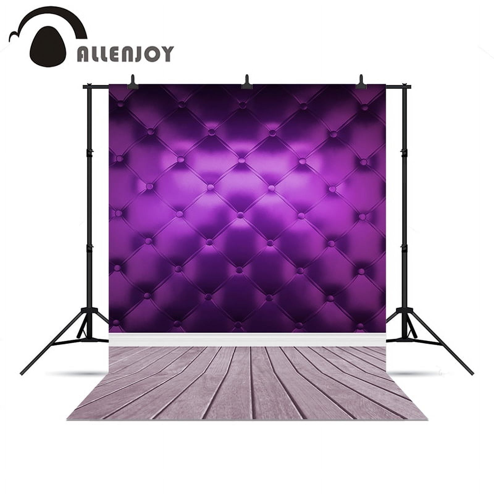Allenjoy photo backdrops headboard bed Purple wood floor new ...