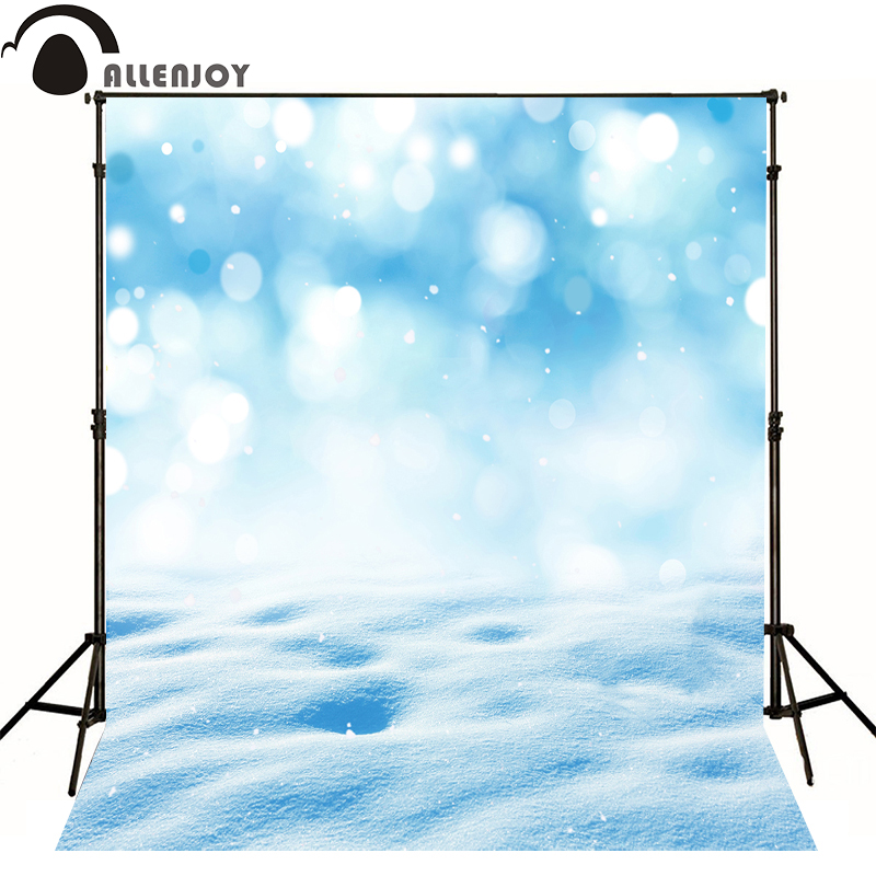 Allenjoy photo background Snow blue spot photography baby backdrop for ...