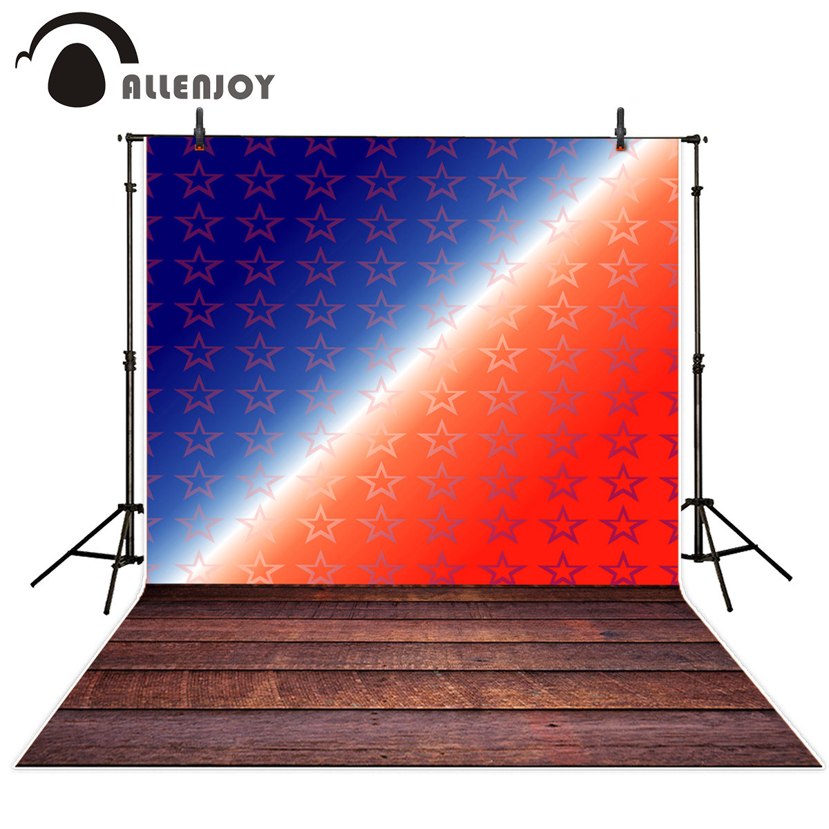 Allenjoy photographic background Blue red star dreamy American ...