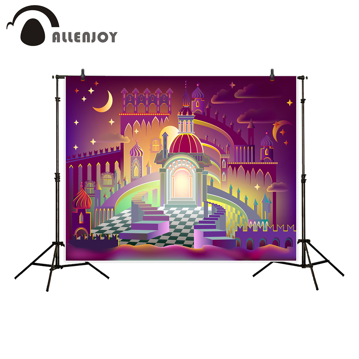 Allenjoy photography backdrop fairy tale European style maze star moon ...