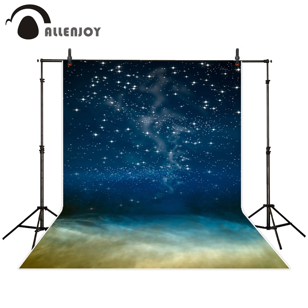 Allenjoy photography backdrop night moon glitter star river Brilliant ...
