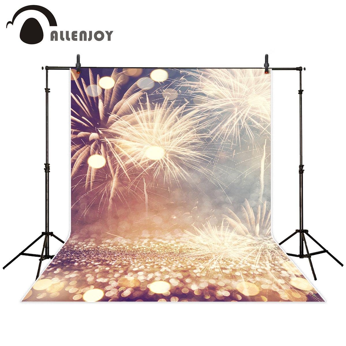Allenjoy photography backdrop vintage fireworks bokeh new year eve ...
