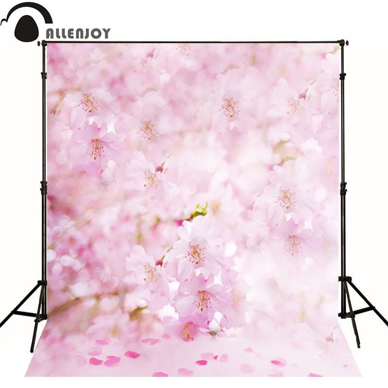 Allenjoy photography backdrops Pink flower's hazy beauty backgrounds ...