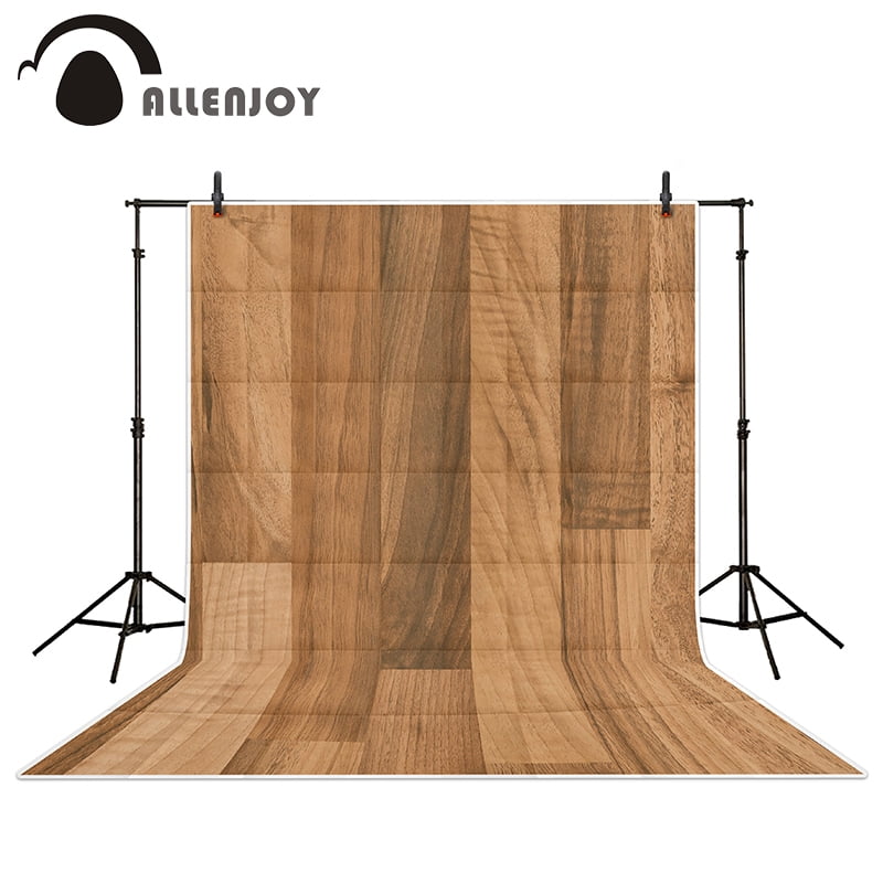 Allenjoy photography backdrops Seamless overall length wood brick wall ...