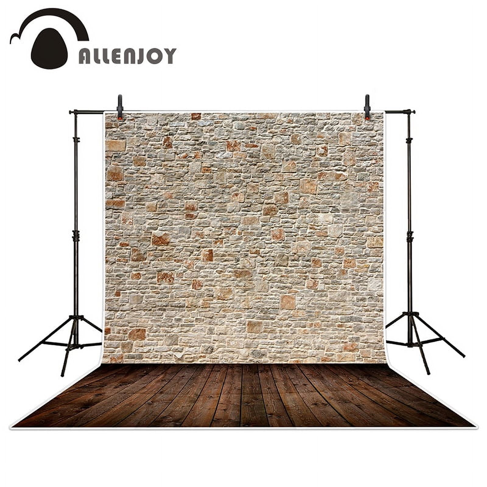 Allenjoy photography backdrops Stwall neatly arranged wood brick wall ...