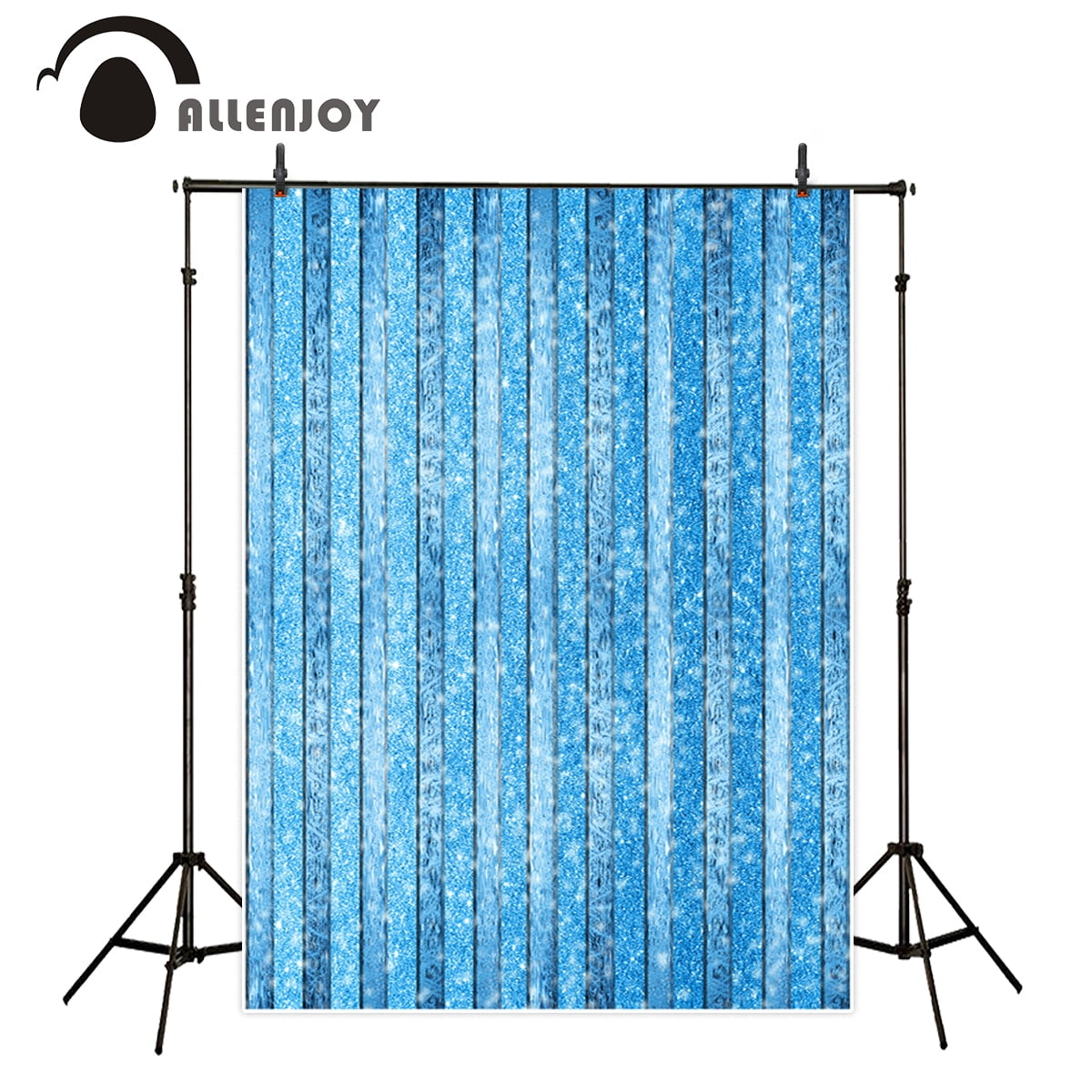 Allenjoy photography background blue wood board snow pattern Winter ...