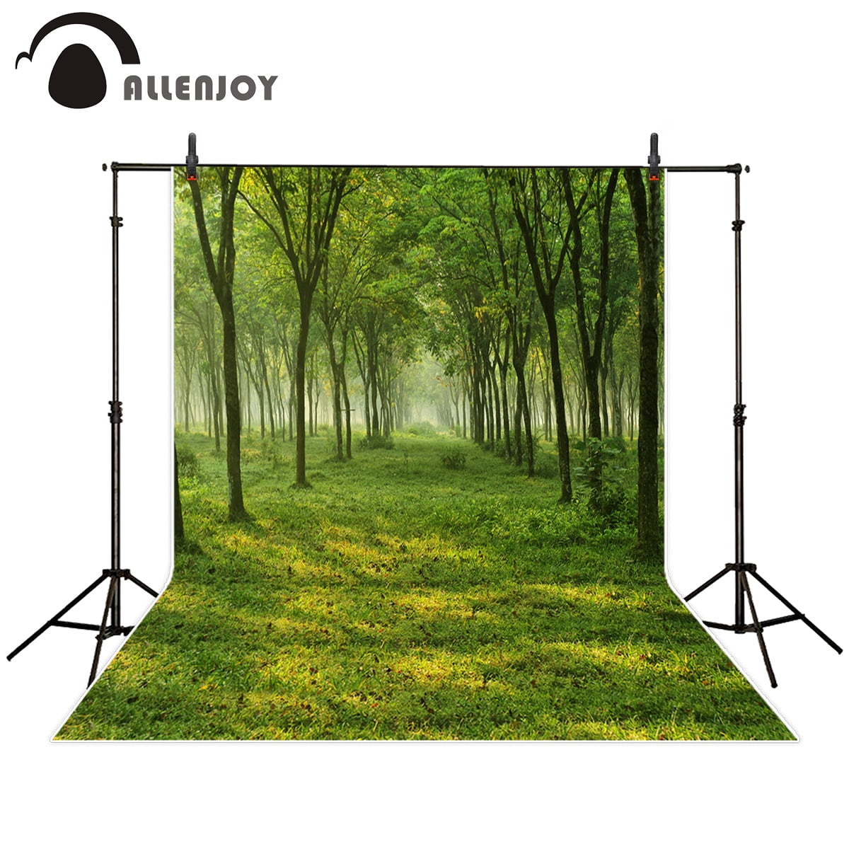 Allenjoy photography background spring Easter Green forest lawn plants ...