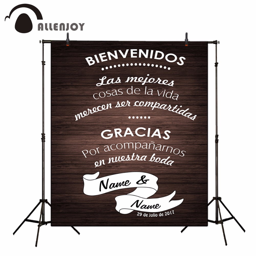 Allenjoy photography background tan vintage welcome poster personal ...