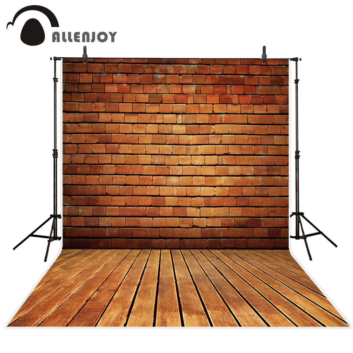 Allenjoy photography background vintage brick wall wood floor ...