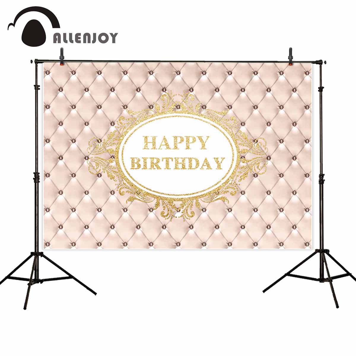 Allenjoy tuft pink Headboard photo background for photography happy ...