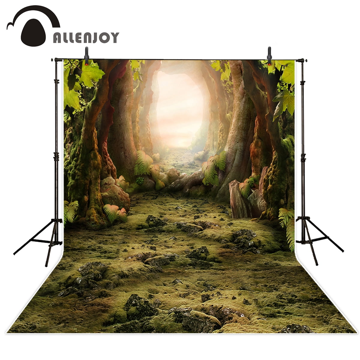 Allenjoy vinyl photography backdrops photo studio road tree grass light ...