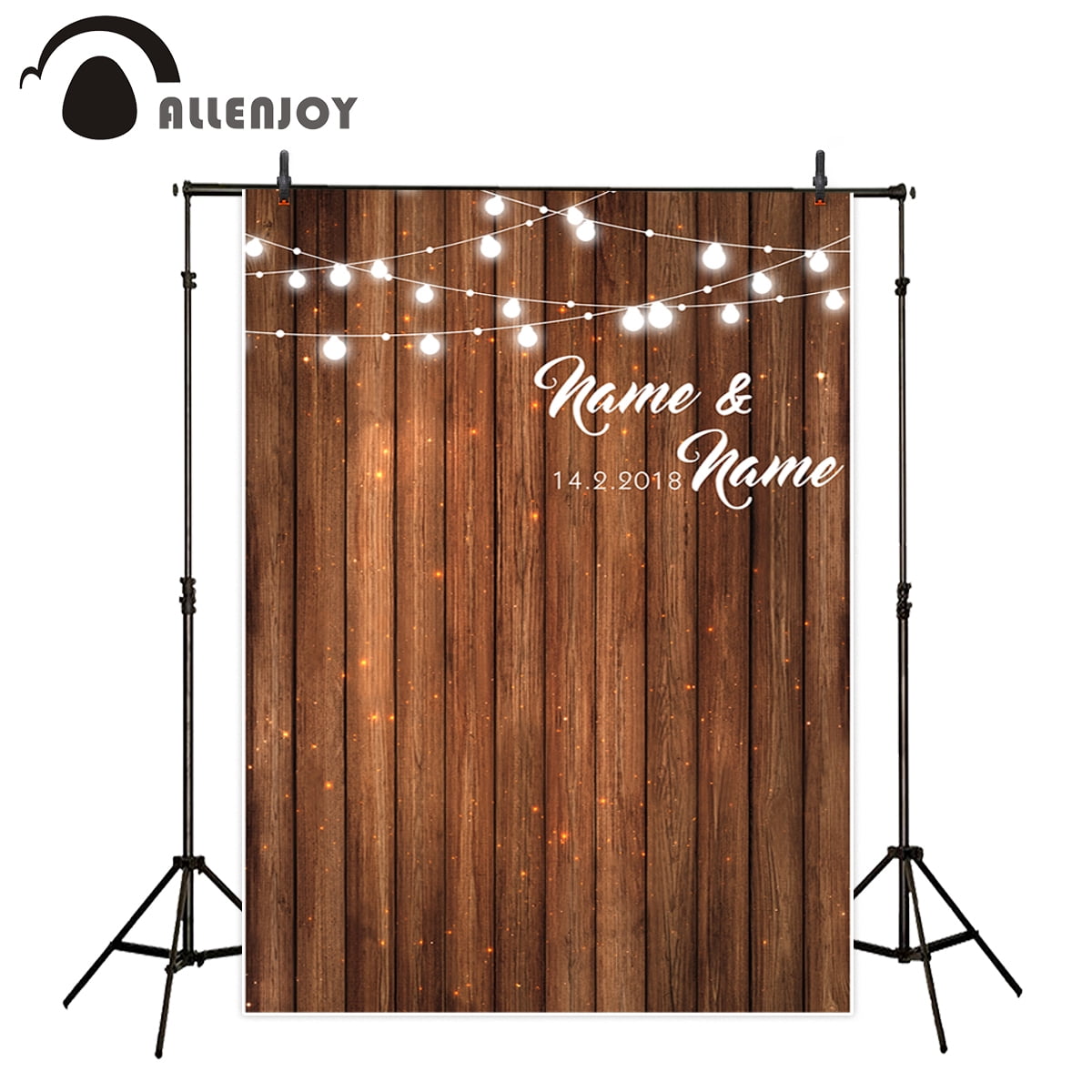 Allenjoy wedding backgrounds for photography studio wood board party ...
