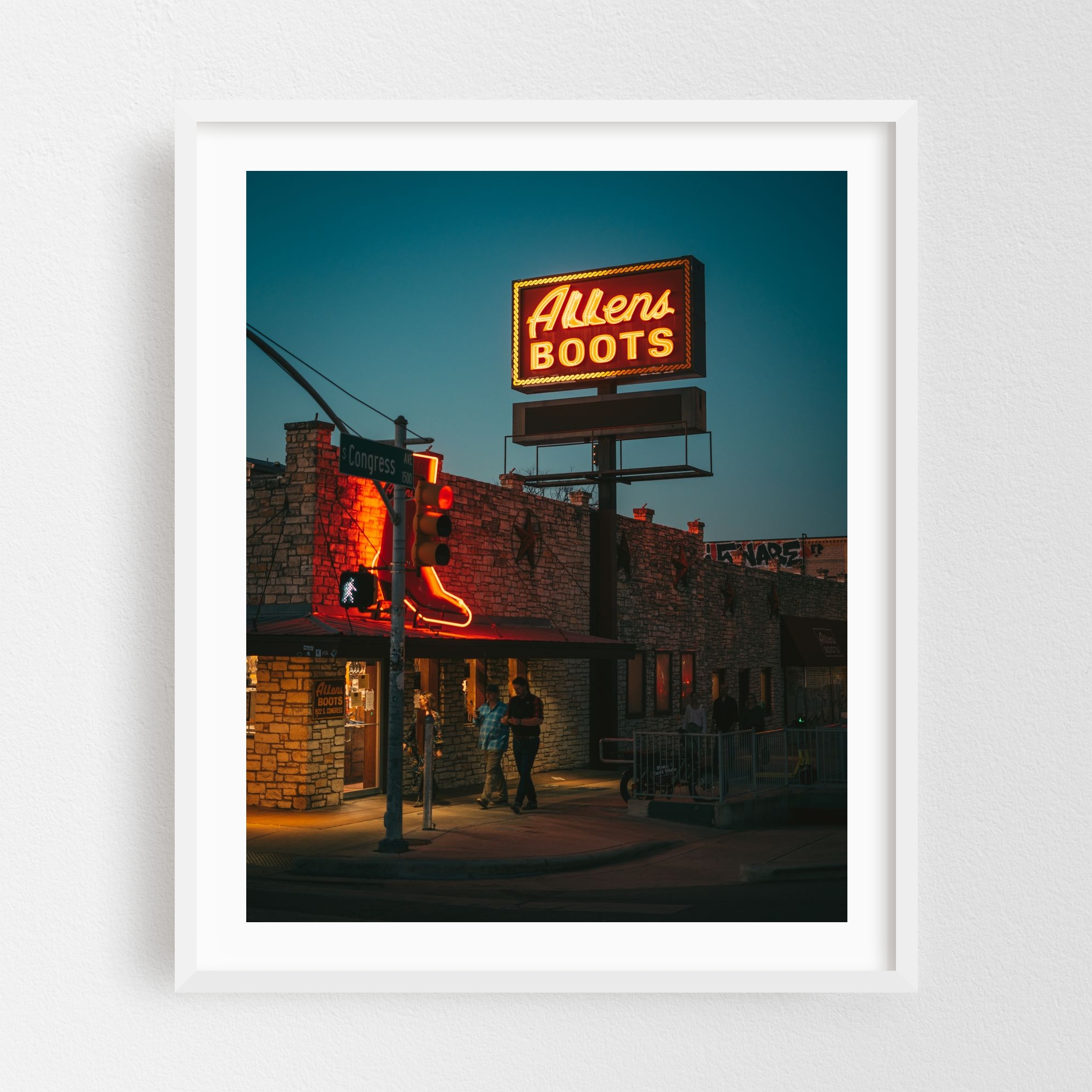 Allens Boots, Austin - Austin Texas Photography Neon Sign Street ...