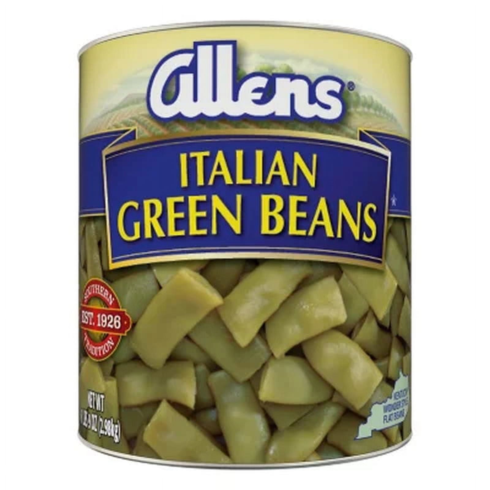 The Allens Italian Style Green Beans, Flat Kentucky Wonder Beans, 28 Oz, 6 Pack - Walmart.com