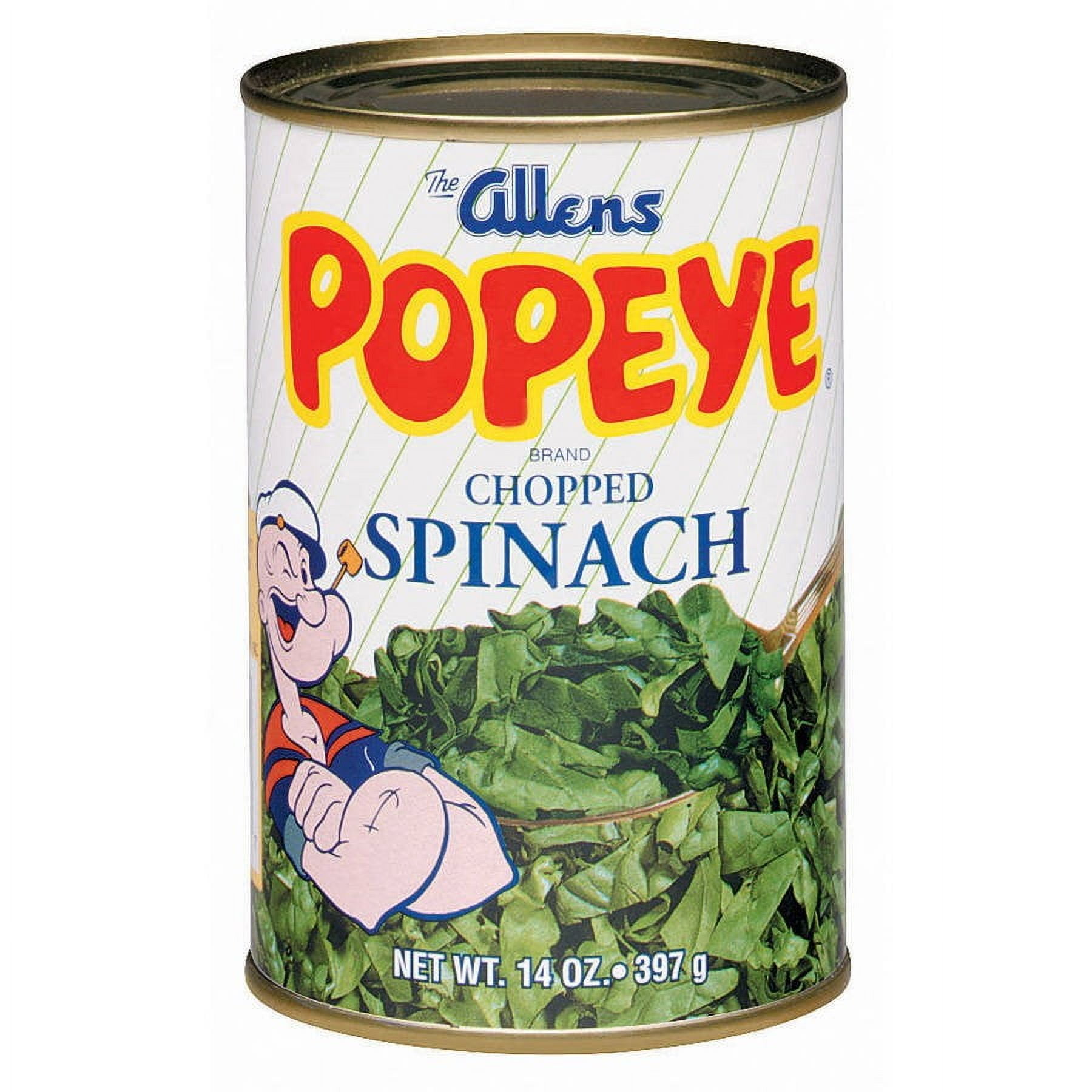 Allens Popeye Spinach, Chopped, 13.5 Oz (Pack of 4) - Walmart.com