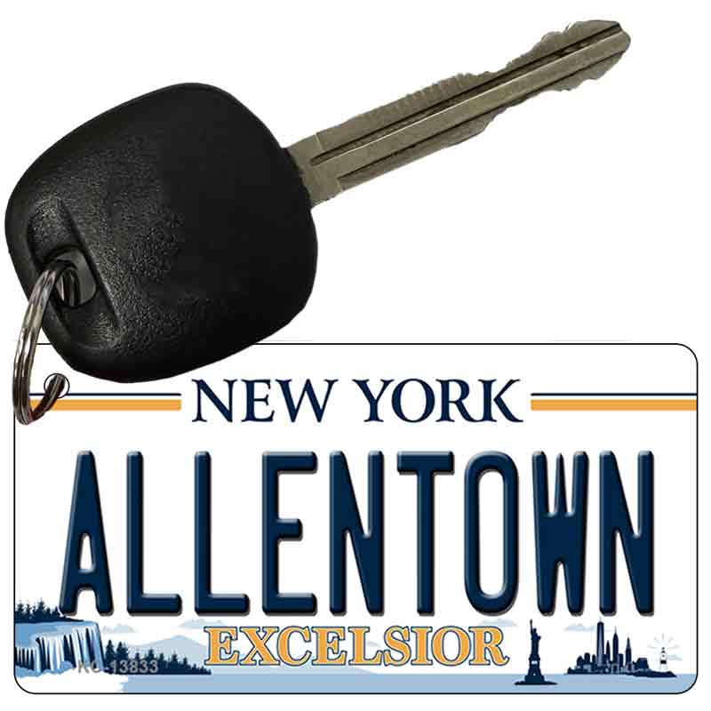 Allentown Excelsior New York Novelty Metal Key Chain 3" x 1.5" Key ...