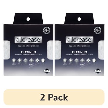 (2 pack) Allerease Platinum Temperature Balancing Zip-off Top Mattress ...