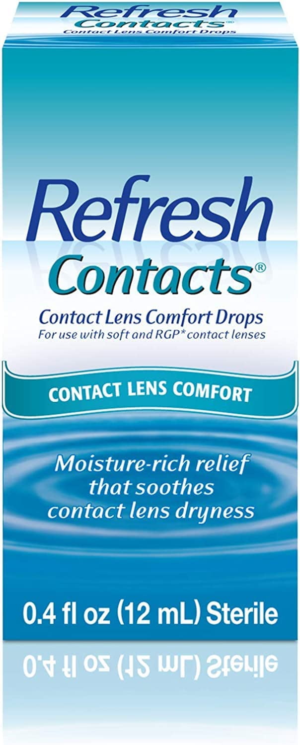 Allergan Refresh Soft Contacts, Contact Lens Comfort Drops - 0.4 Fl Oz ...