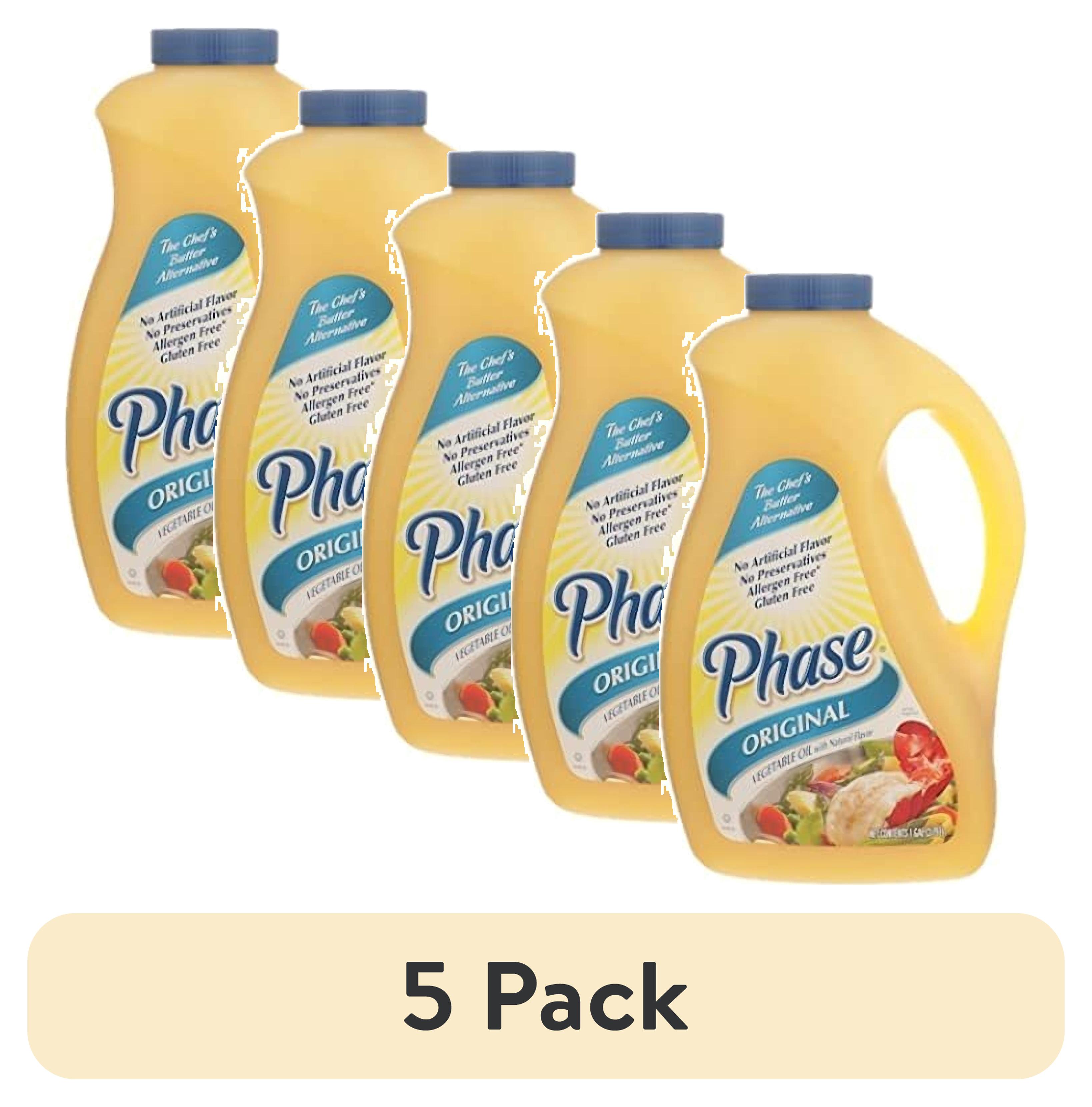 (5 pack) Allergen Free Vegetable Oil with Natural Flavor by Phase | 1 ...