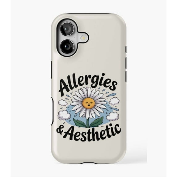 Allergies and Aesthetic Funny Spring Protective Case for Apple iPhone ...