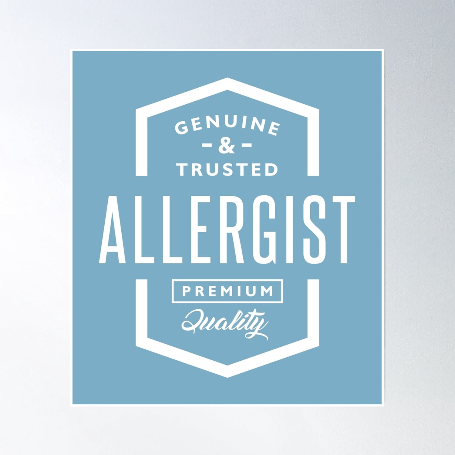 Allergist Poster Wall Art, Modern Wall Decor, 8x12 UNFRAMED - Walmart.com