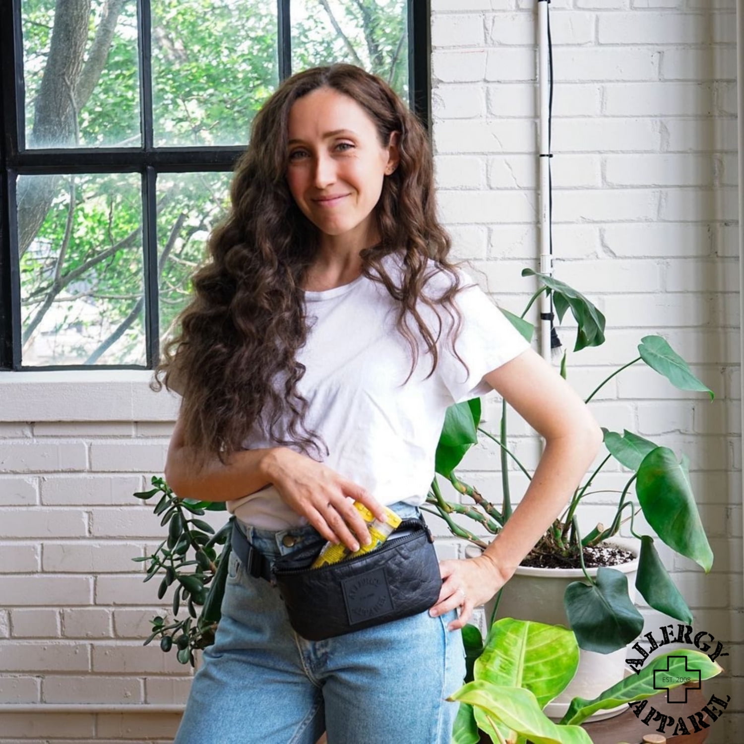 Allergy Apparel Hip | Sling | Fanny Pack. Insulated Pocket for 2 Epipen ...