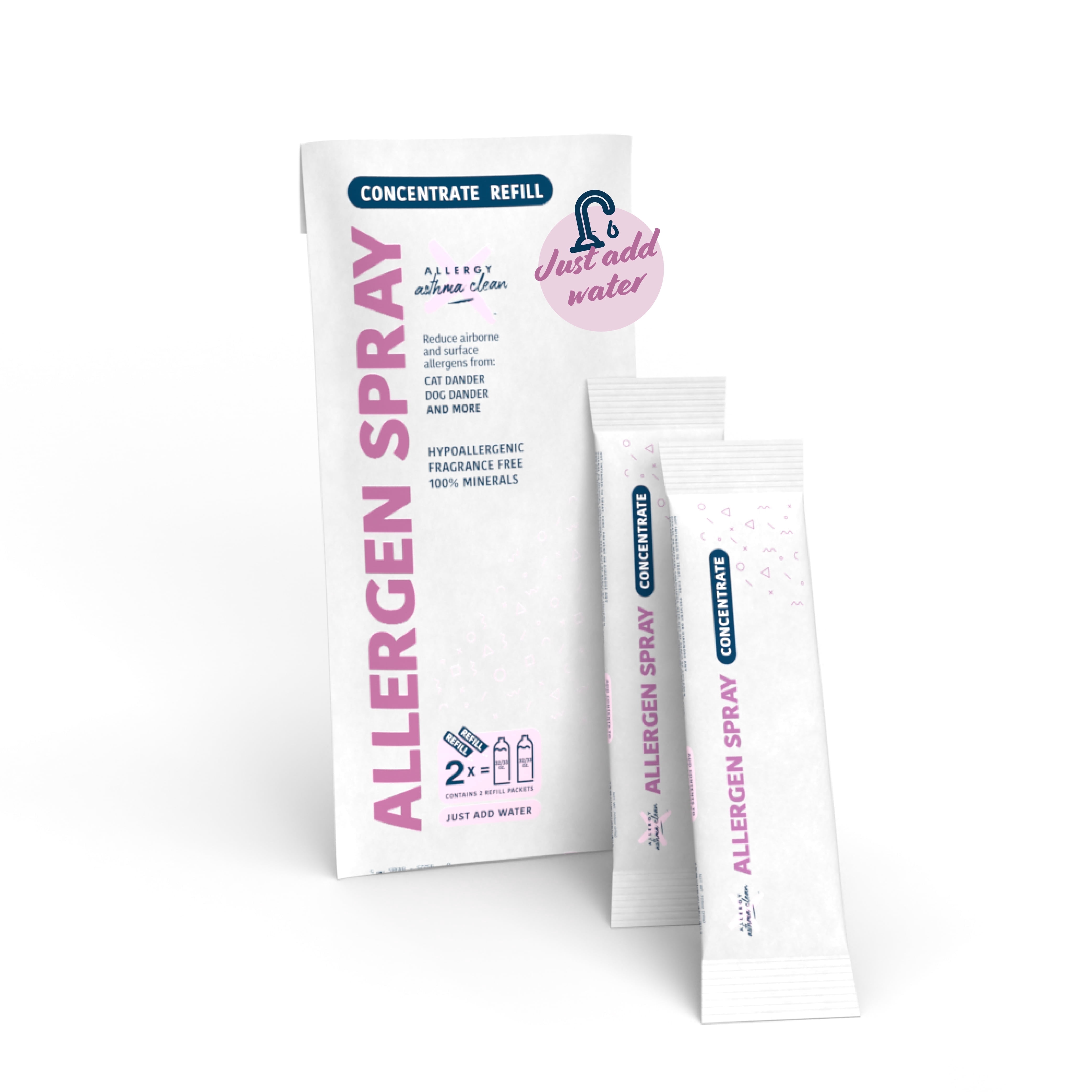 Allergy Asthma Clean Allergen Spray Refill 2 Pack, Fresh Dog Room ...