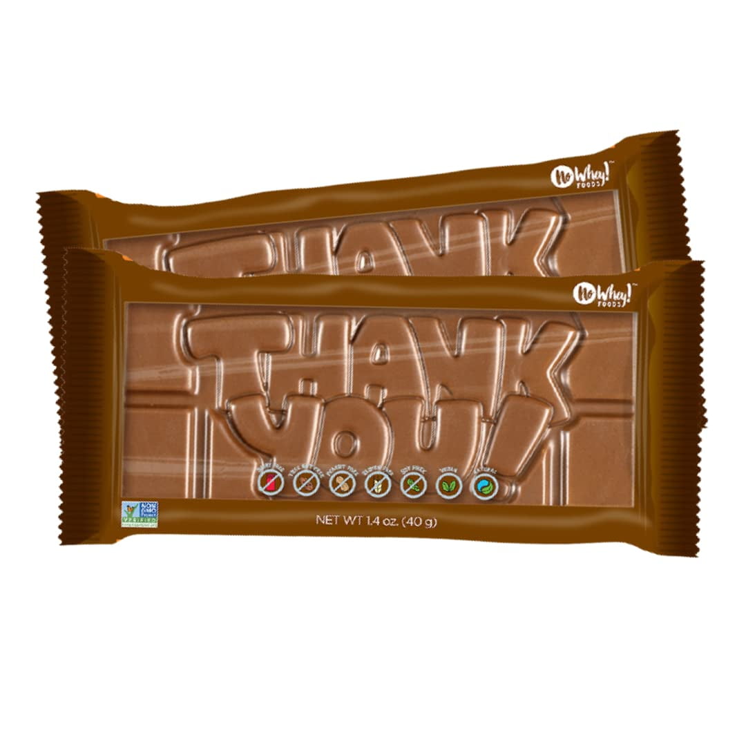 Allergy Friendly Gift Thank You! - Milkless Occasion Chocolate Bars (2 ...