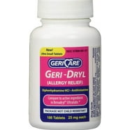 Major Banophen 50mg Diphenhydramine HCl Antihistamine, Allergy & Cold ...