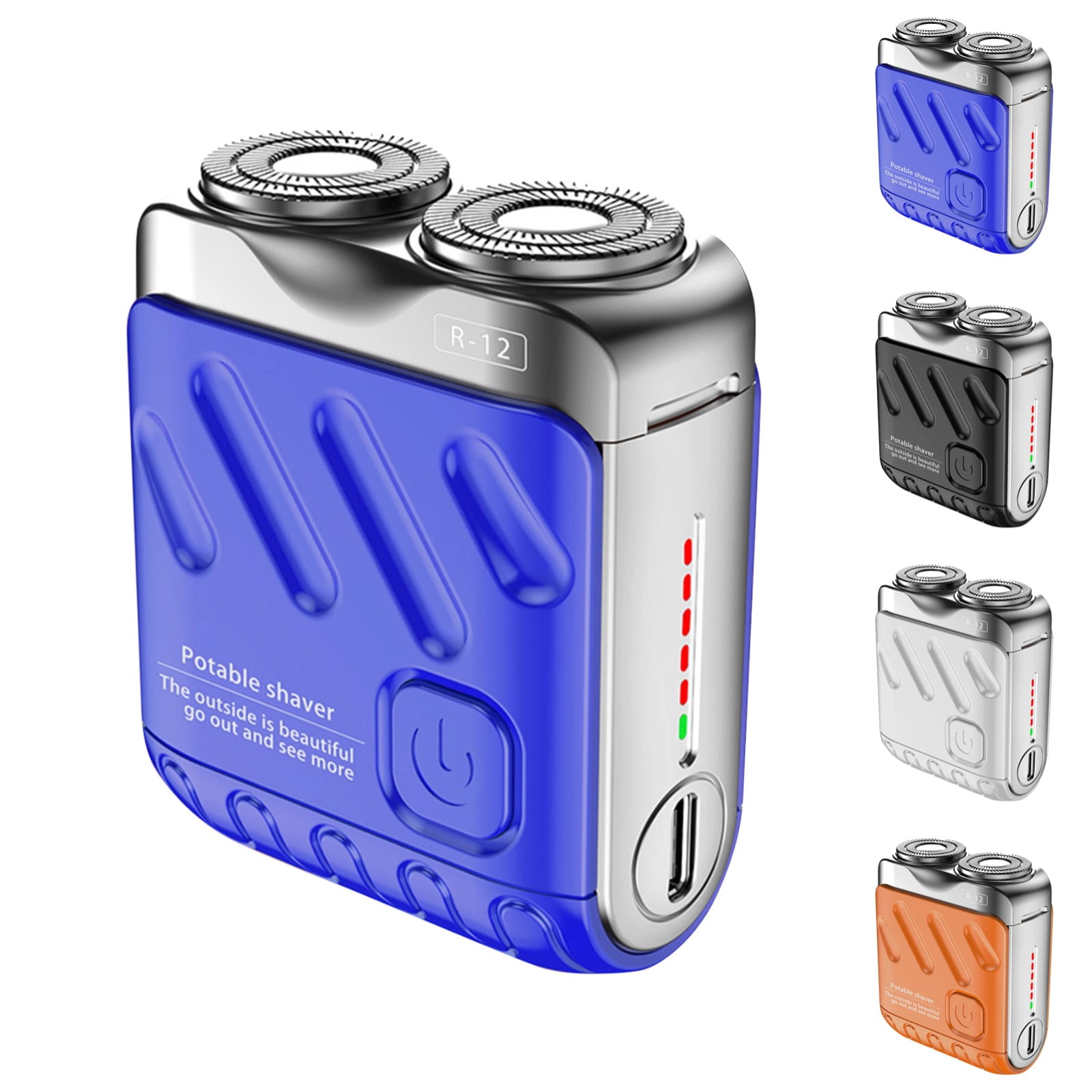 Allergy-Safe Travel Shaver - Non-Toxic Magnetic Head, Ultra-Thin Blades ...