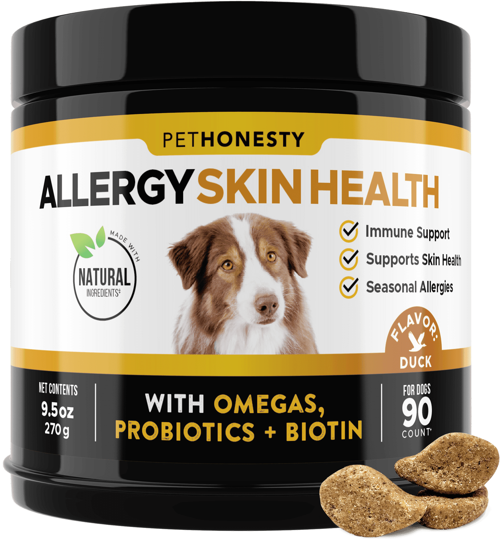 Allergy SkinHealth Chews (90 Count - Duck Flavor) 20.00% Off Auto renew ...