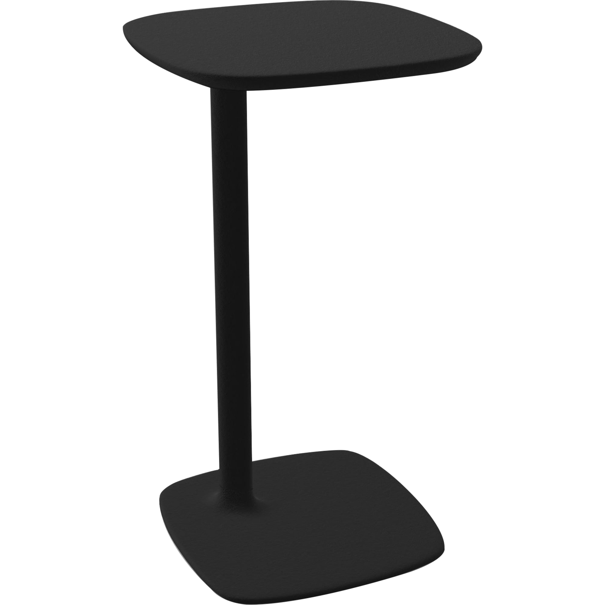 Allermuir Host Aluminum Laptop Table in Black - Walmart.com