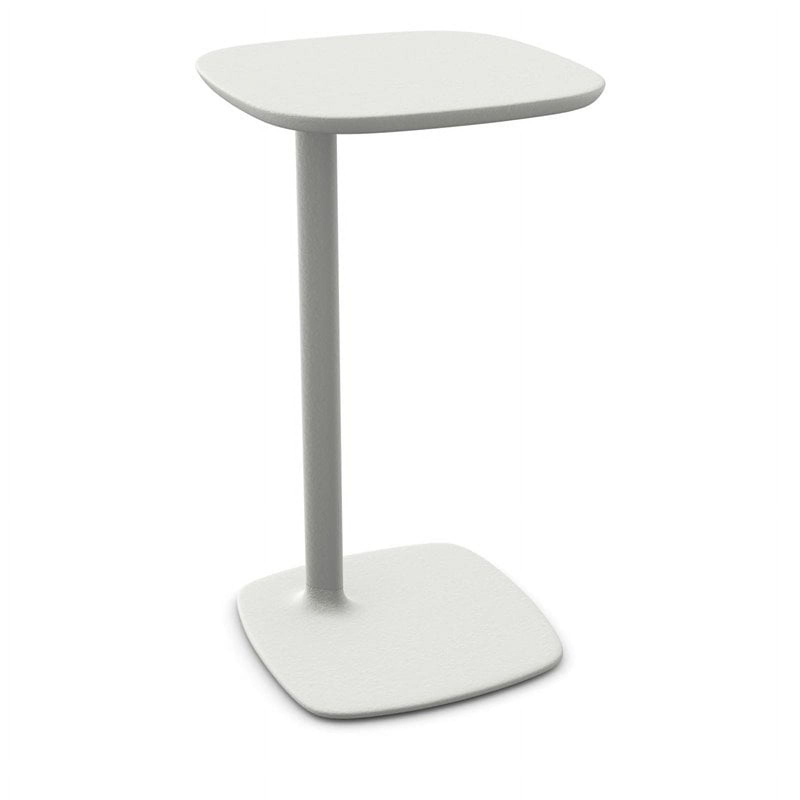 Allermuir Host Aluminum Laptop Table in White as Snow - Walmart.com