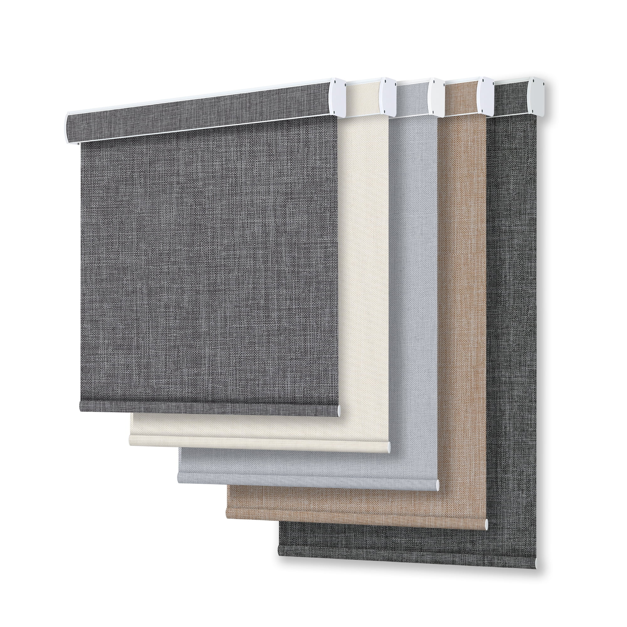 Allesin zen Blackout Roller Shades for Windows (Pepper Gray 30x72 ...