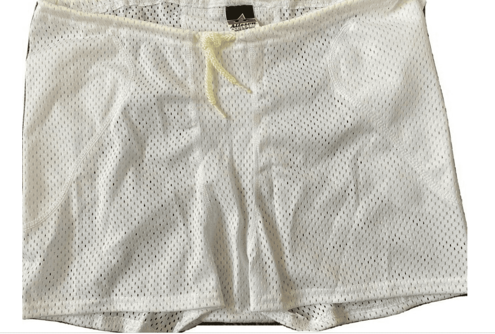 Alleson Adult Mesh Girdle 679M White Large - Walmart.com