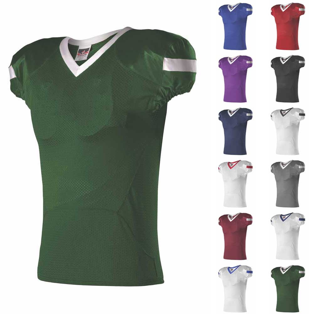 Alleson Athletic 754Y Youth Pro Flex Cut Belt Length Football Jersey ...