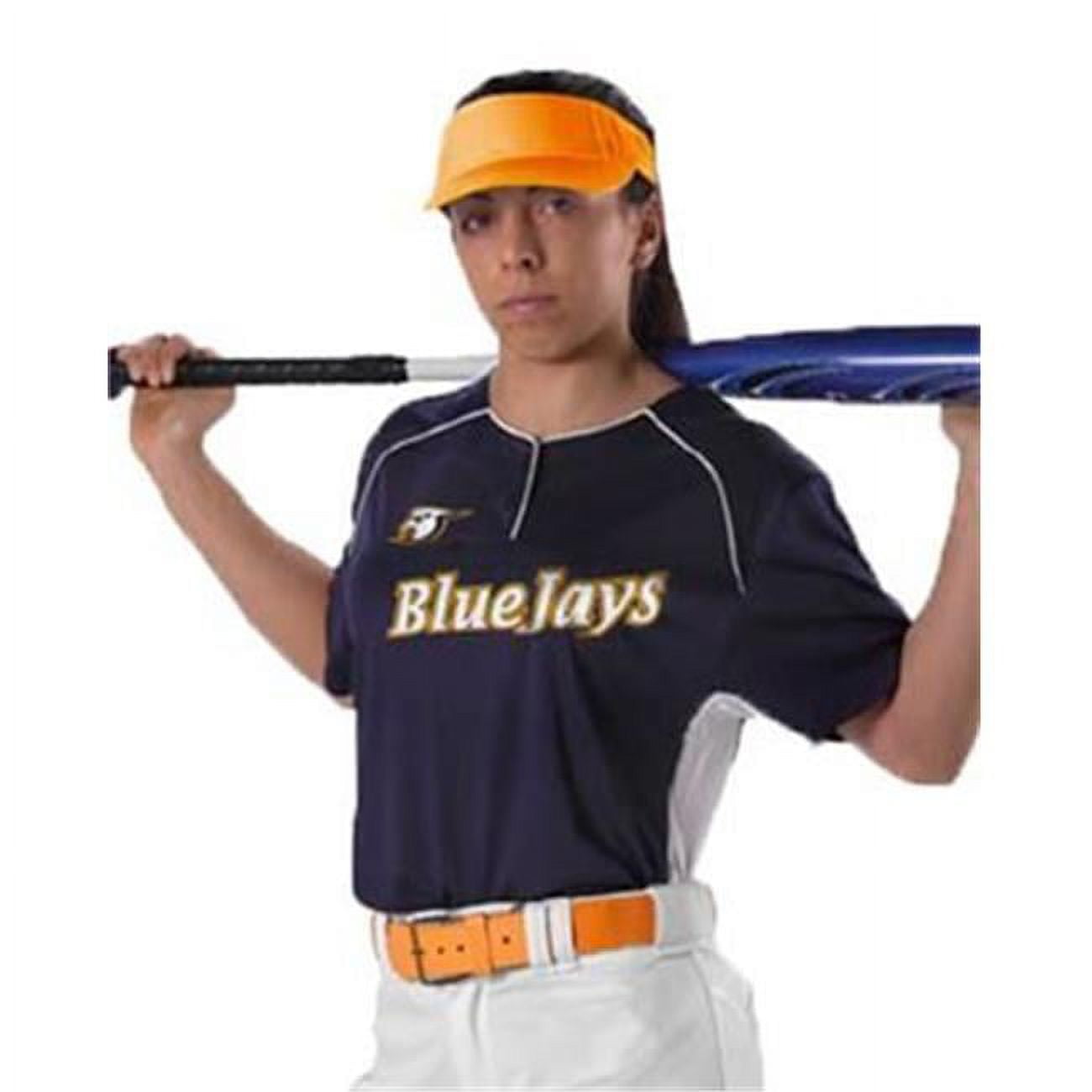 Alleson Athletic B36585545 Womens Fastpitch 2 Button Jersey, Forest ...