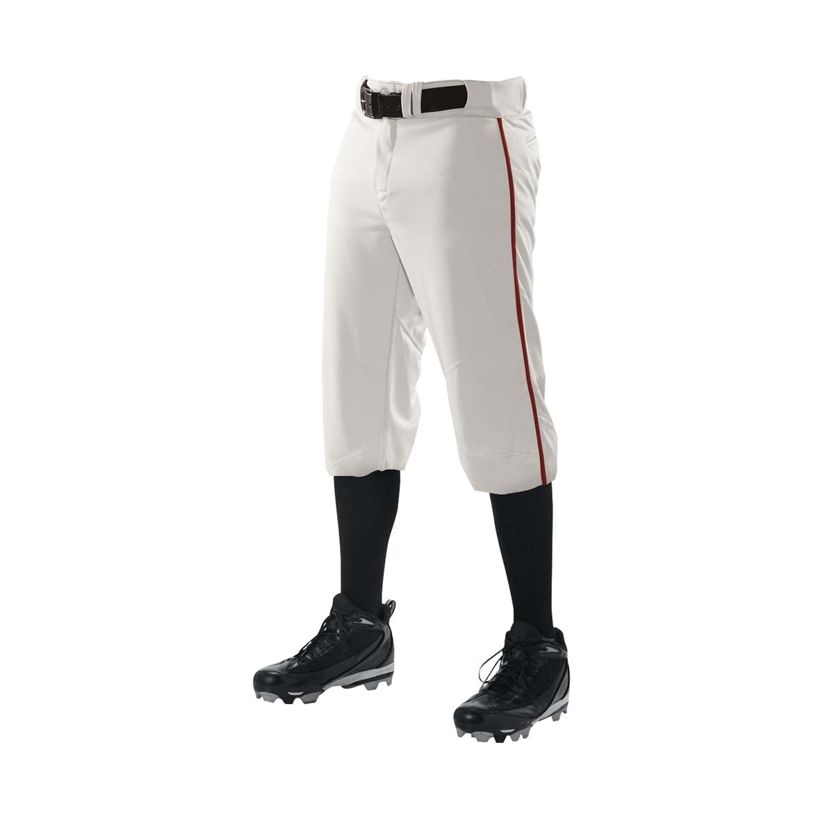 Alleson Crush Knicker Braided Youth Pant White | Red Small - Walmart.com