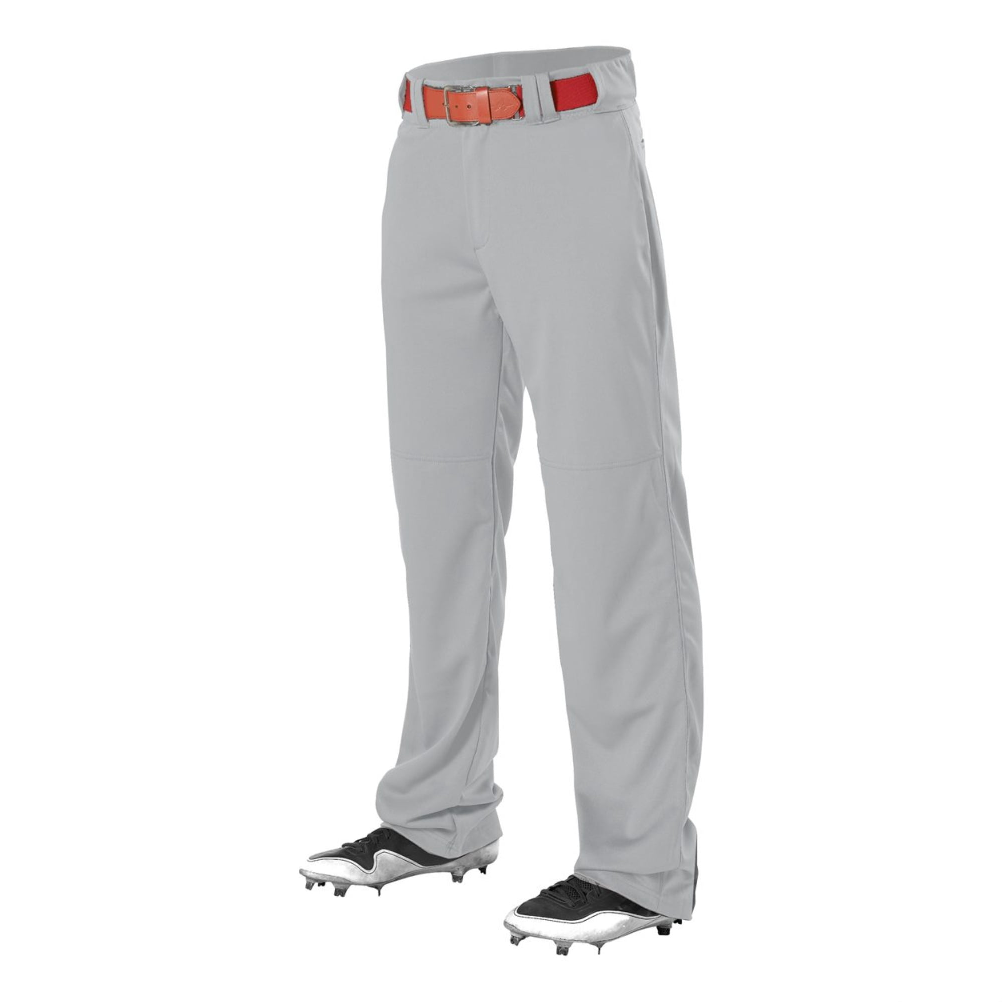 Alleson Relaxed Fit Open Bottom Baseball Pant with Adjustable Inseam ...