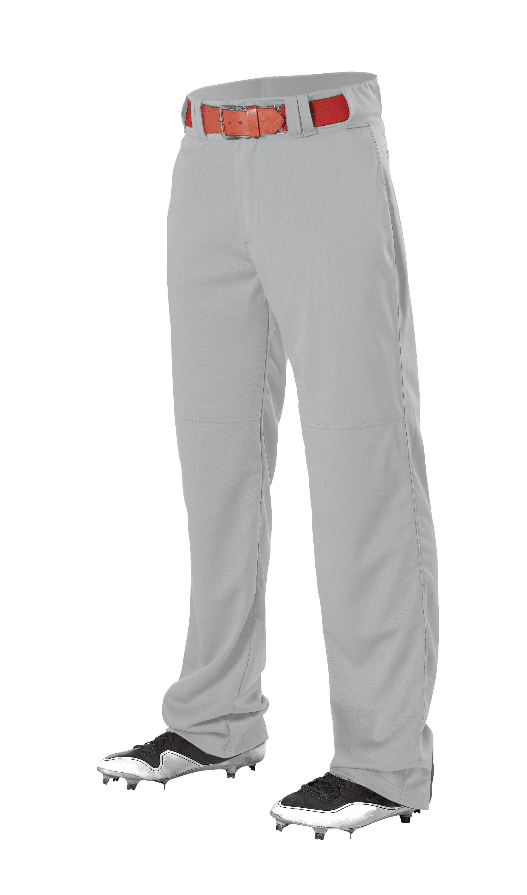 Alleson Relaxed Fit Open Bottom Baseball Pant with Adjustable Inseam ...
