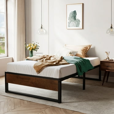 ChaoLink WizMax 10 Inch Full Size Platform Metal Bed Frame Low Profile ...