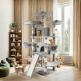 Allewie Tall 68 Inches Multi-Level Cat Tower with Condo, Sisal ...