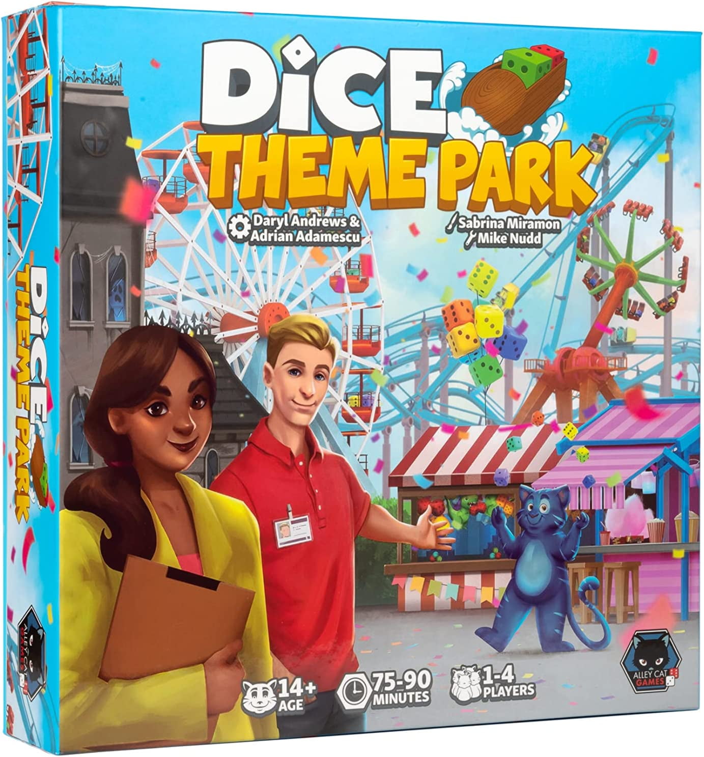 Alley Cat Games Dice Theme Park Board Game ACG 045 - Walmart.com