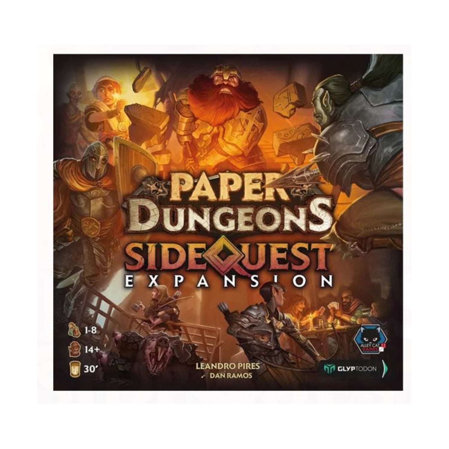 Alley Cat Games Paper Dungeons - Side Quest Expansion New - Walmart.com